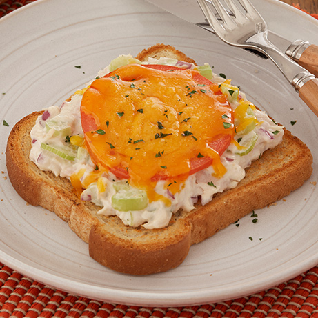 Open-Faced Tuna Melt Recipe | Sara Lee® Bread